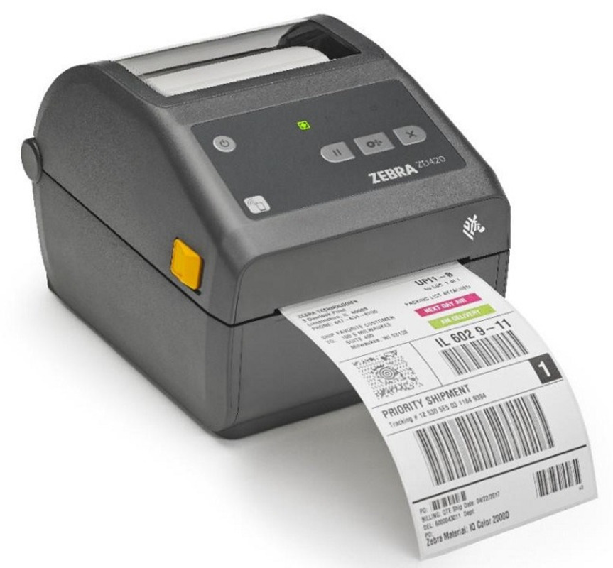 Zebra DT Printer ZD420; Standard EZPL, 203 dpi, EU and UK Cords, USB ...