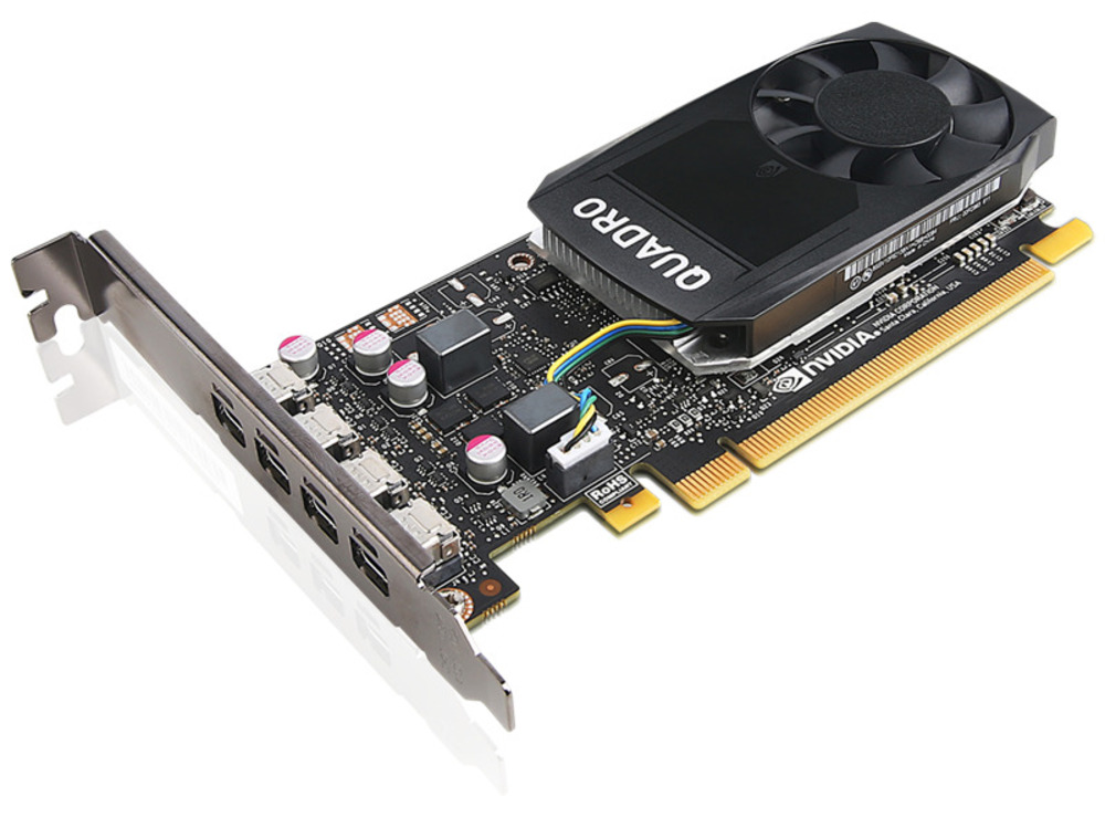 Lenovo ThinkStation Nvidia Quadro P1000 4GB GDDR5 Mini DPx4 Graphics ...